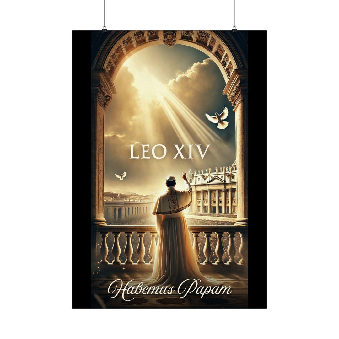 Pope Leo XIV "habemus Papam" Poster - Etsy