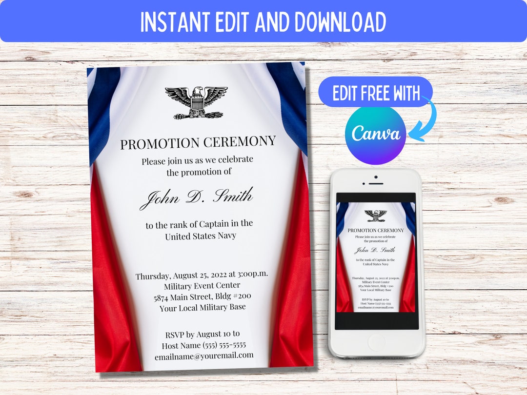 Navy "flags" Announcement -promotion, Retirement, Commission ...