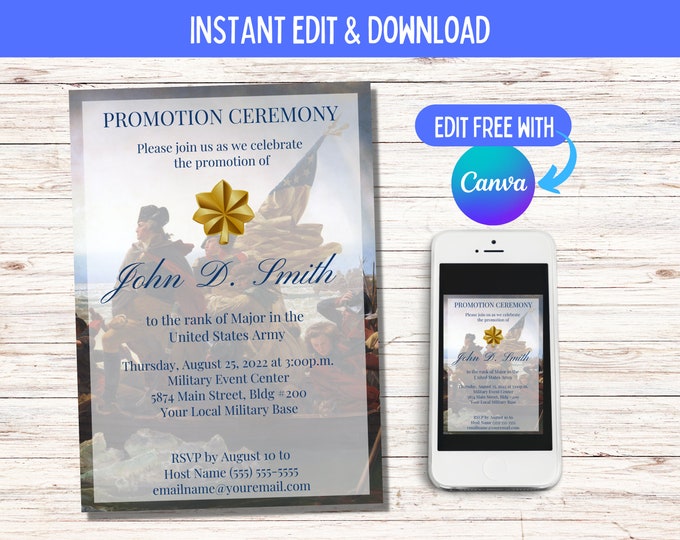 Military Promotion Celebration Air Force Army Navy Marines Decorations ...