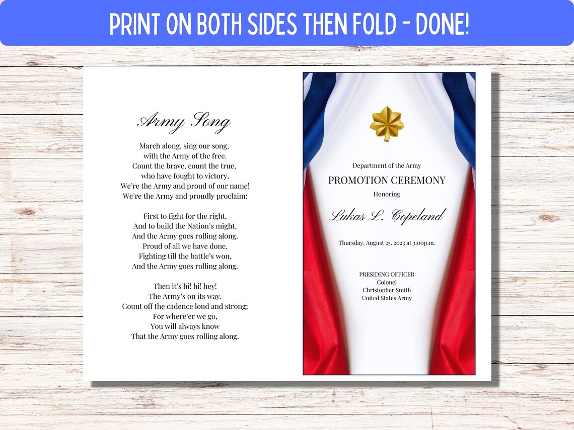 ARMY PROGRAM promotion, Retirement, Commission, Graduation Ceremony ...