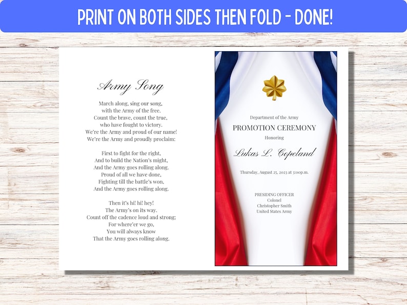 ARMY PROGRAM promotion, Retirement, Commission, Graduation Ceremony ...