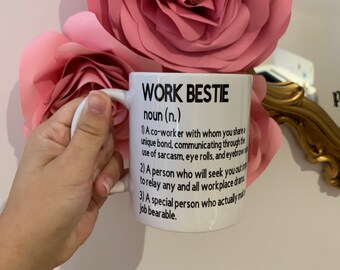 Work Bestie Mug - Etsy