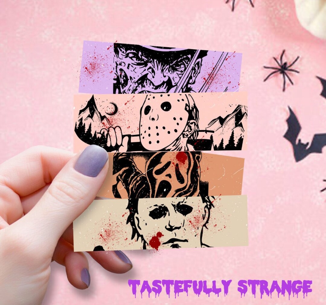 Slasher Horror Icons Vinyl Waterproof Sticker/ghostface/nightmare on ...