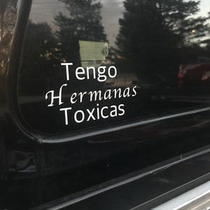 Tengo Hermanas Toxicas Sticker - Etsy