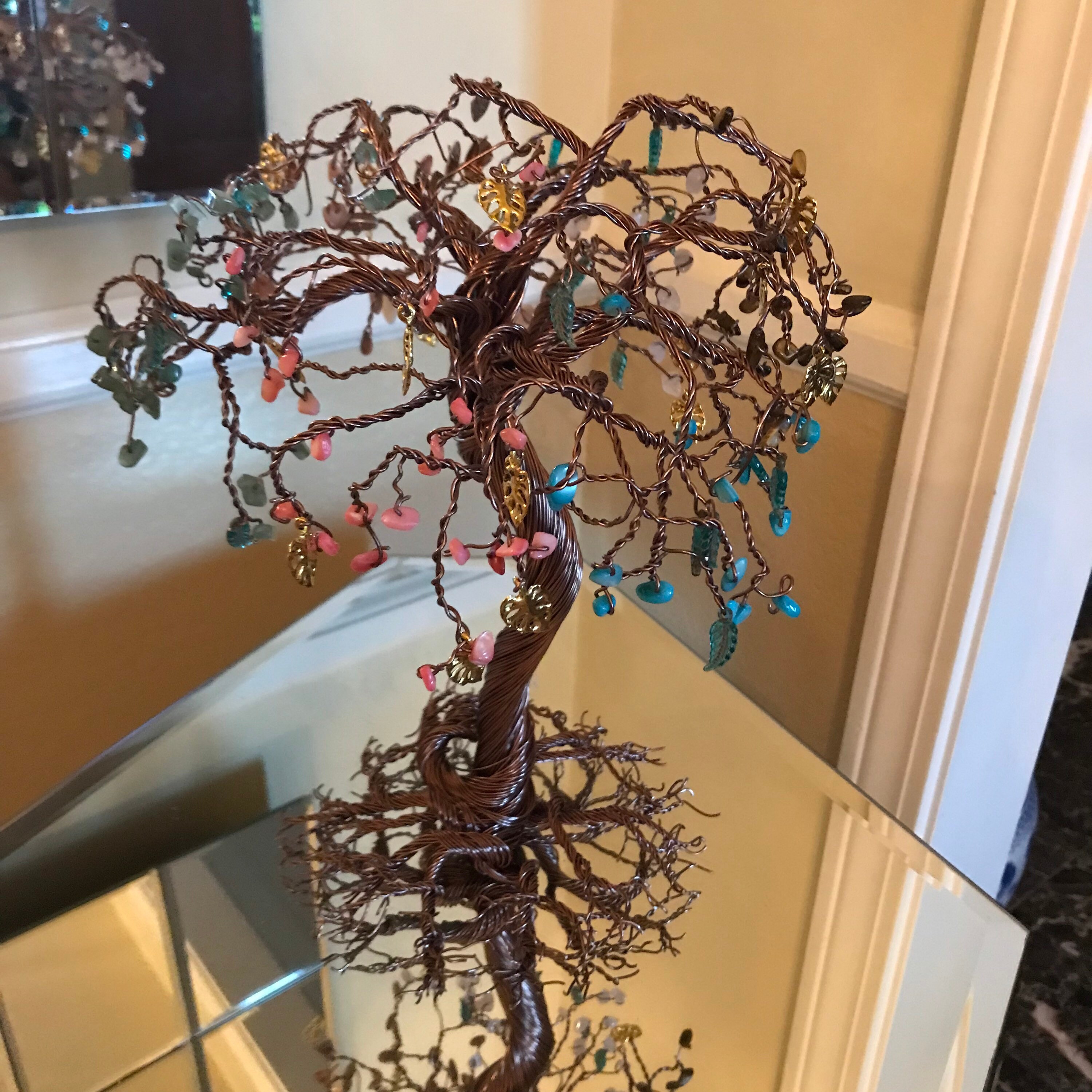 Wire Tree of Life With Crystal Chips (sold Out but Can Make Upon ...