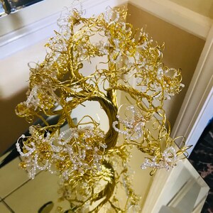 Gold Tree With Pearly White Gold Flowers (last One Sold, Will Make Upon ...
