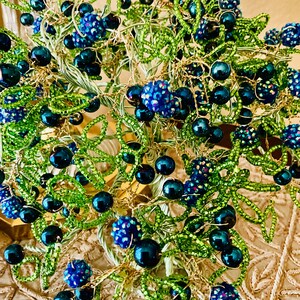 Green Tree Bursting With Blue Color - Etsy