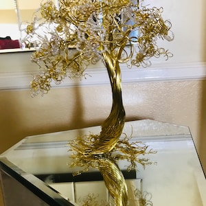 Gold Tree With Pearly White Gold Flowers (last One Sold, Will Make Upon ...