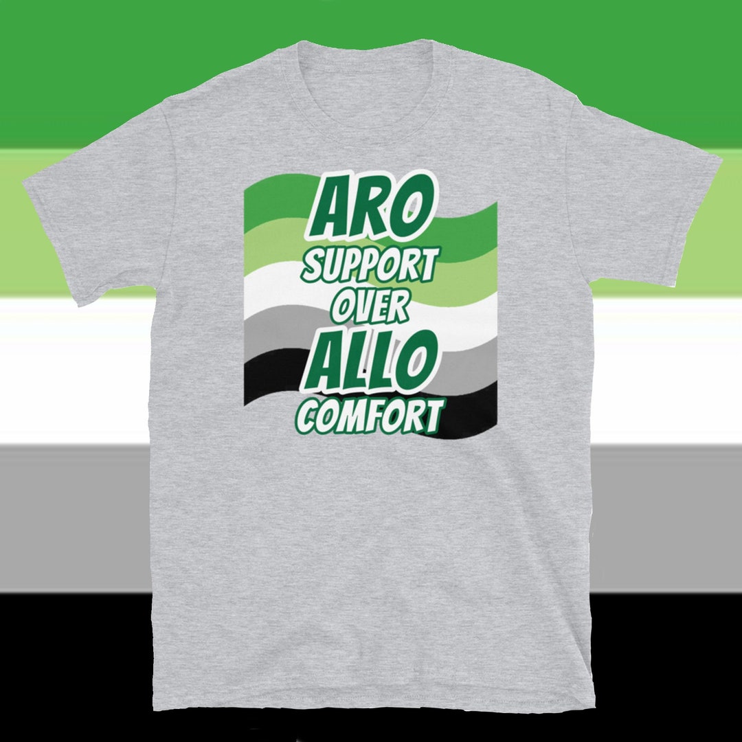 Aro Support Over Allo Comfort Unisex T-shirt - Etsy