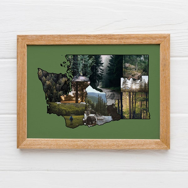 State Photo Collage - Etsy