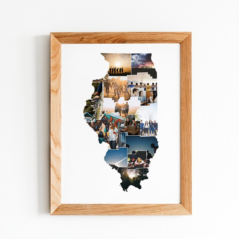 State Photo Collage - Etsy