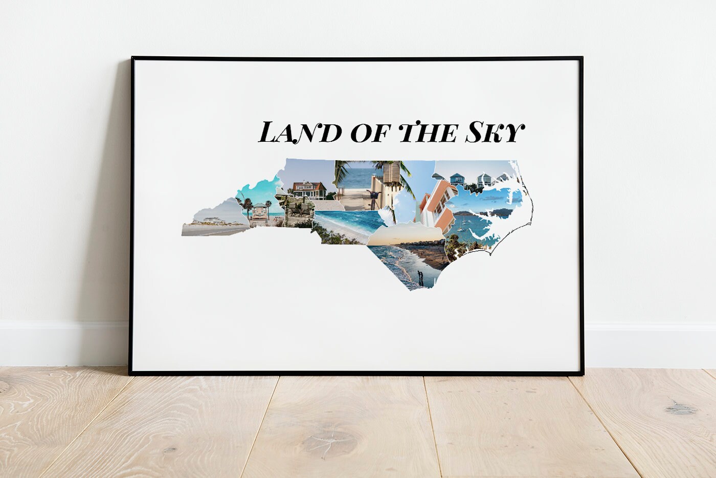 Custom Map Photo Collage, Travel Collage, Map Gift Ideas, Personalized ...