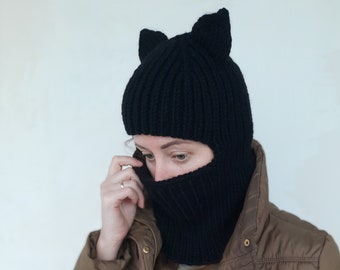 Ski Mask With Ears - Etsy