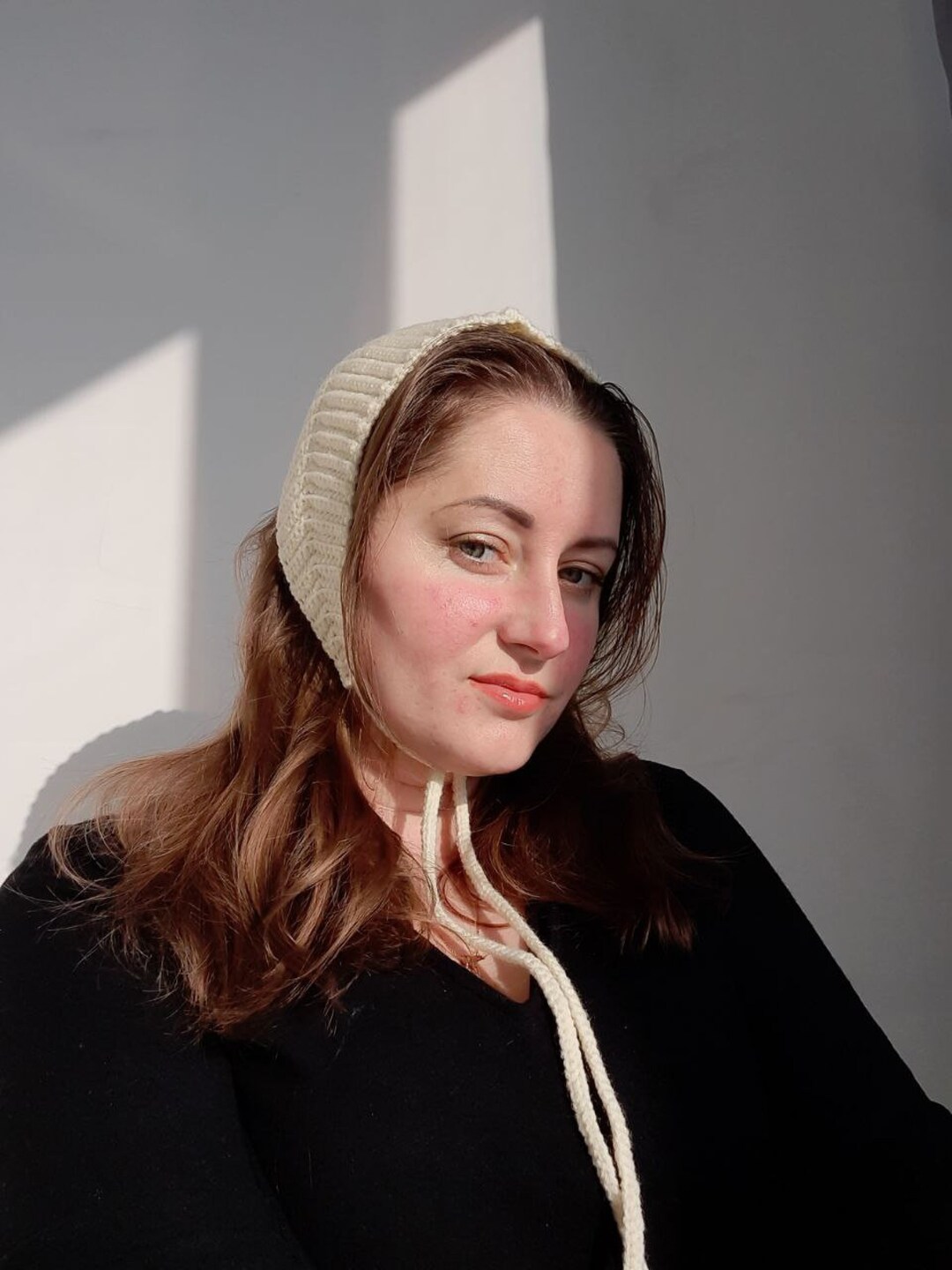 Trendy Adult Bonnet Hat for Women – 90s Inspired Vintage Knit Bonnet ...