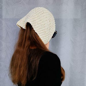 Merino Wool Triangle Scarf – Minimalist Vintage Kerchief Head Wrap ...