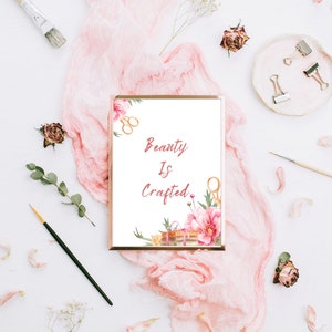 Printable Rose Creative Art Print for Craft Room / Home Decor / Digital ...