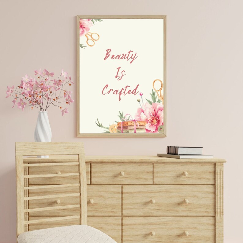 Printable Rose Creative Art Print for Craft Room / Home Decor / Digital ...