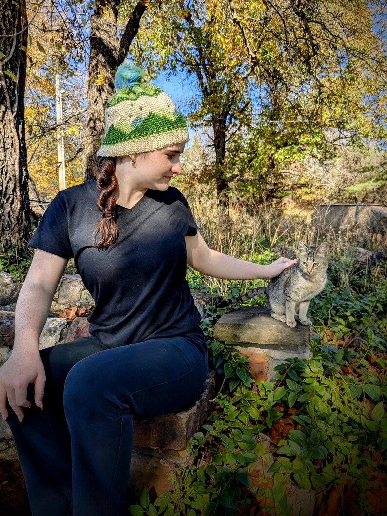 Mountain Beanie Hat Crochet Pattern/ Hiking Hat Pattern for Adults ...