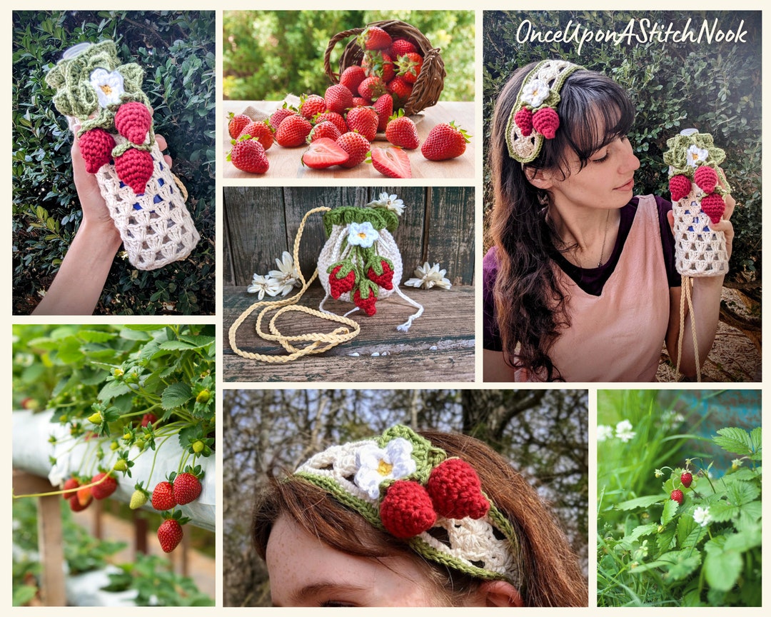 Cottagecore Strawberry Outfit Accessories/cute Kawaii Adorable Mini ...