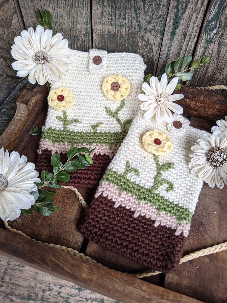 Cottagecore Sunflower Cell Phone Purse/phone Cover Holder/ Fairy Teen ...