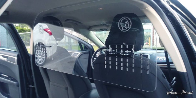 Barrier Uber Taxi and Lyft Clear Acrylic/polycarbonate 1/8inch ...