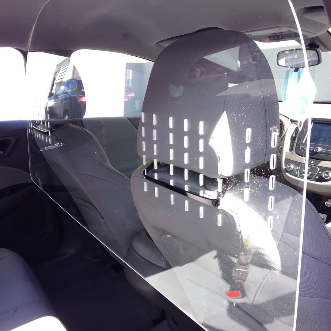 Barrier Uber Taxi and Lyft Clear Acrylic/polycarbonate 1/8inch ...