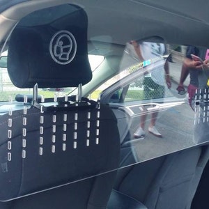Barrier Uber Taxi and Lyft Clear Acrylic/polycarbonate 1/8inch ...