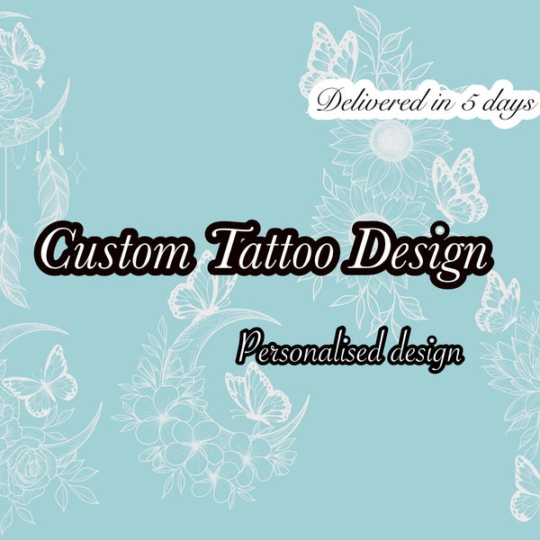 Medium Size Tattoo - Etsy