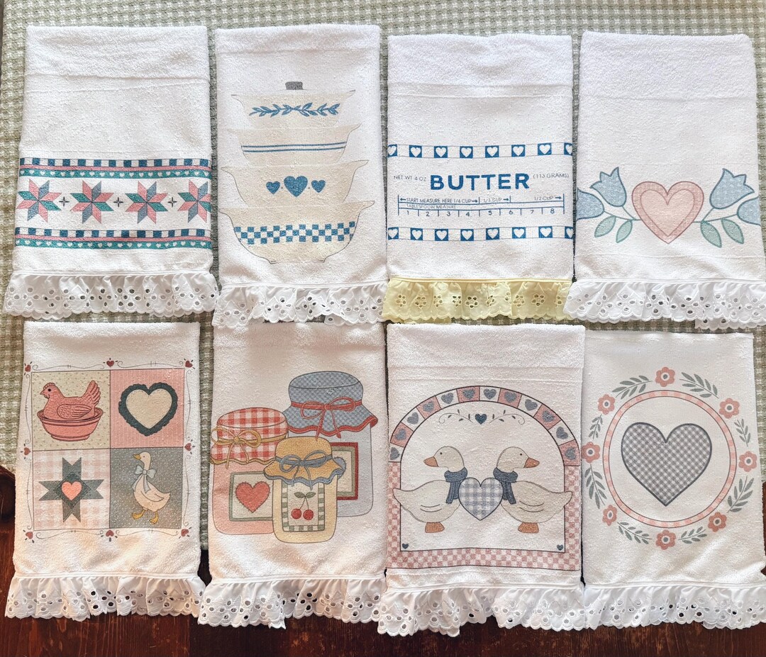 Cottage Core Collection | Kitchen Hand Towel - Etsy