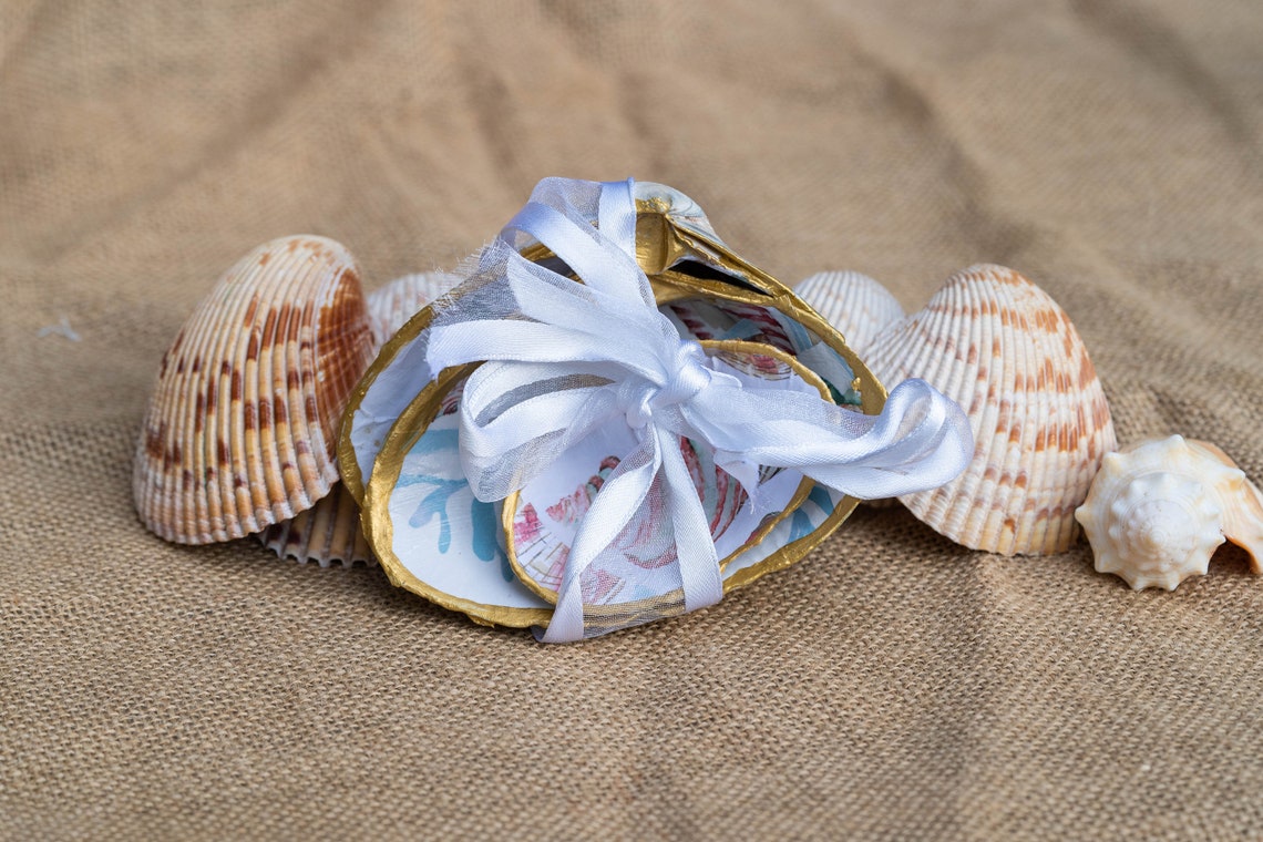 Trio of Upcycled Clamshells set of Three | Etsy
