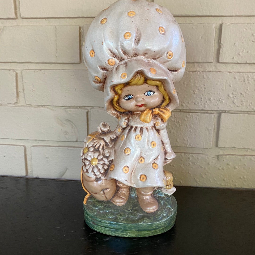 Prairie Girl Vintage 1960's 1970's Flower Power Ceramic Figurine - Etsy