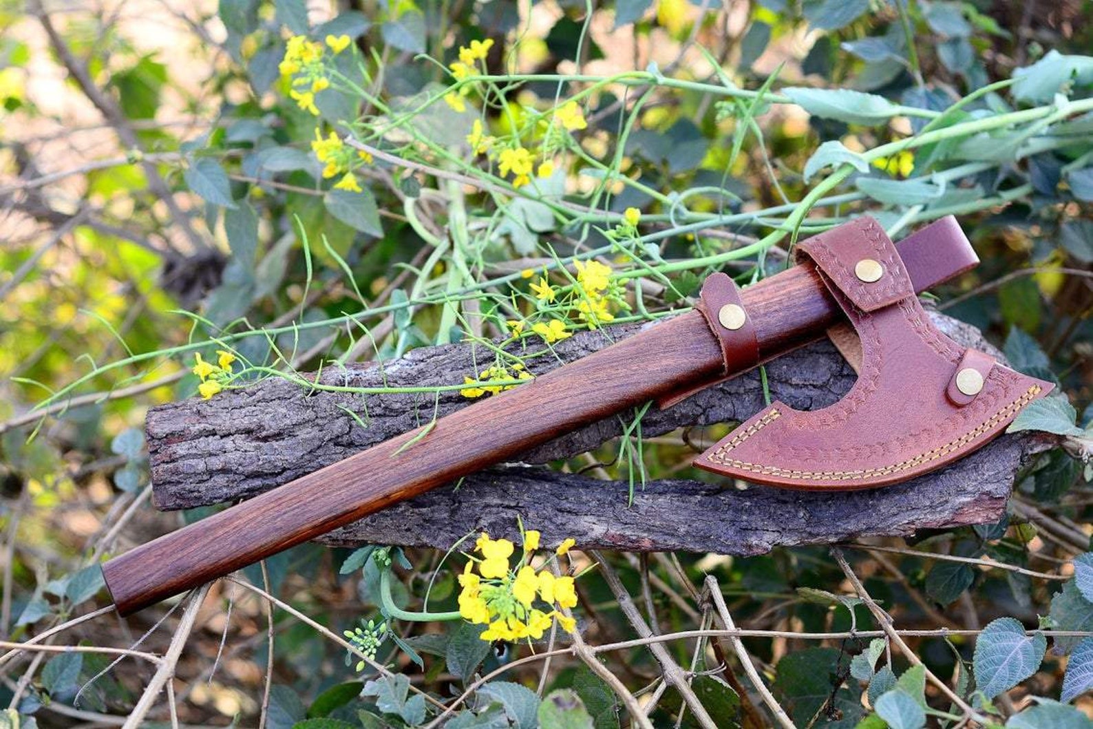 Hand Forged Woodland Axe Custom Handmade Forged Wooden Axe | Etsy