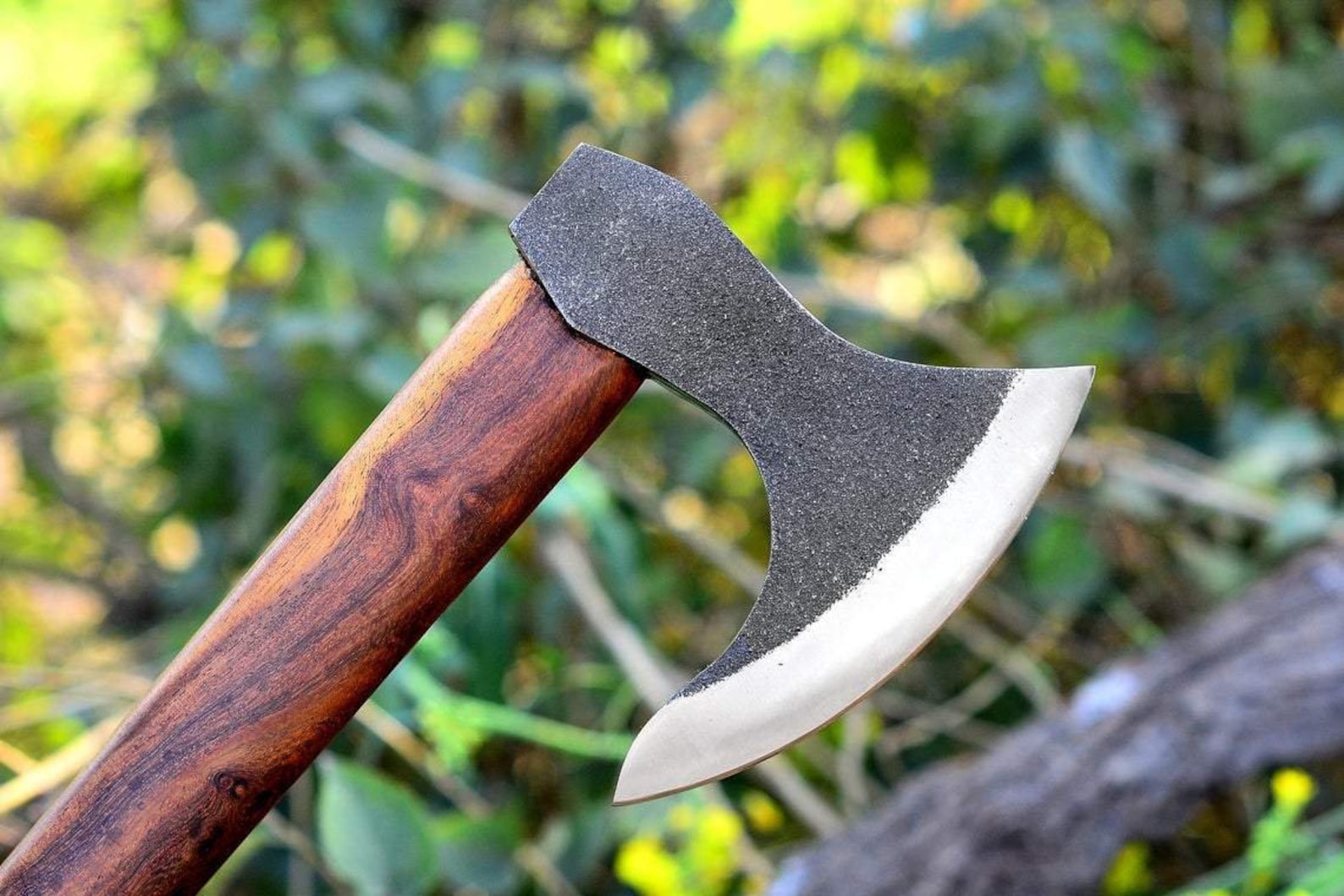 Hand Forged Woodland Axe Custom Handmade Forged Wooden Axe | Etsy