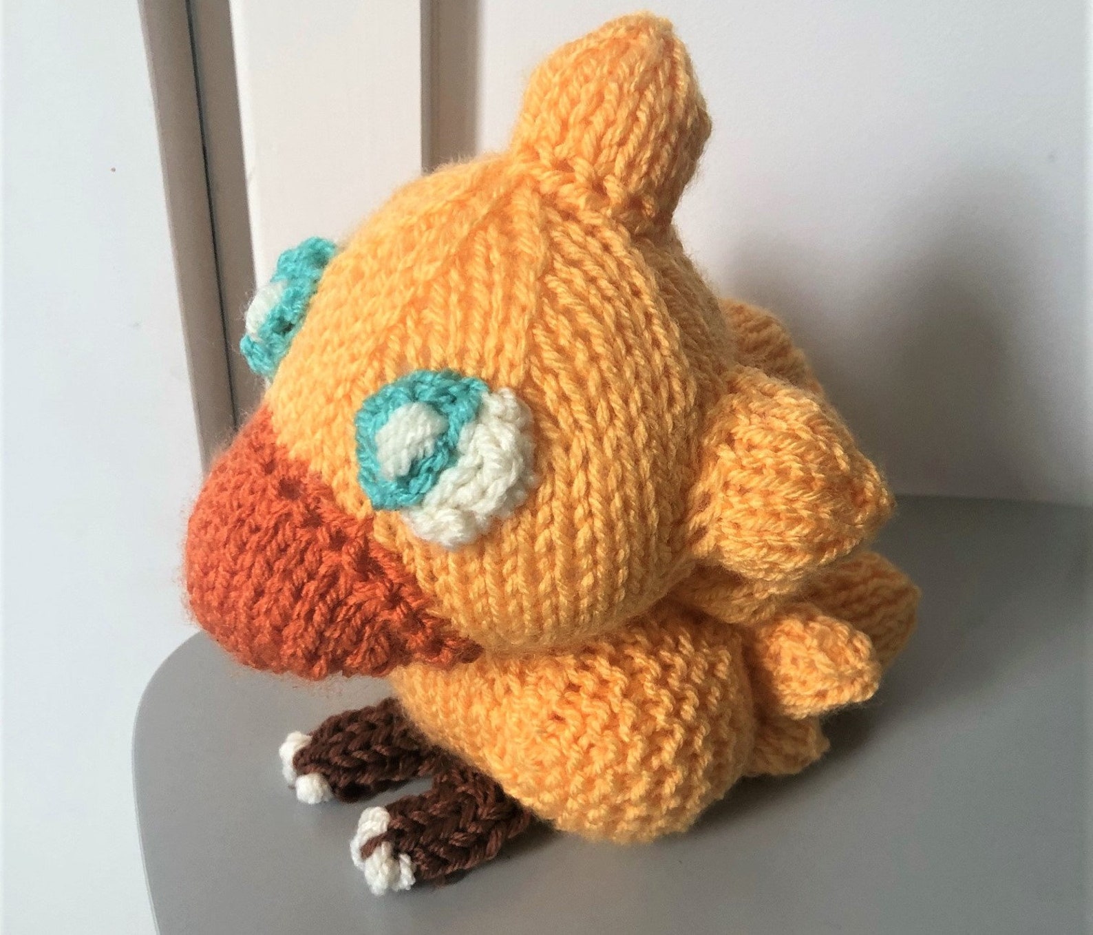 Final Fantasy Chocobo Knitting Pattern - Etsy