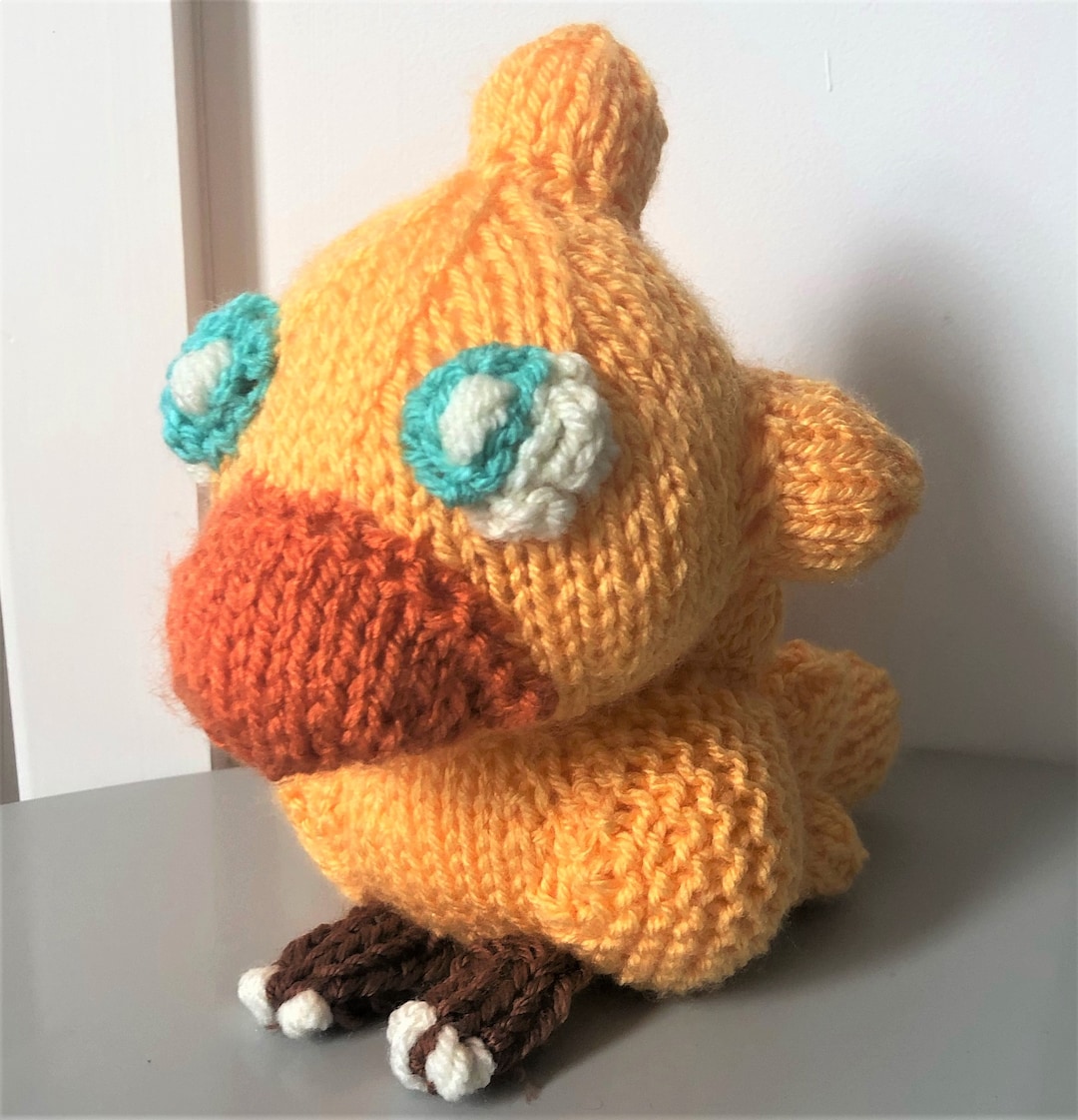 Final Fantasy Chocobo Knitting Pattern - Etsy