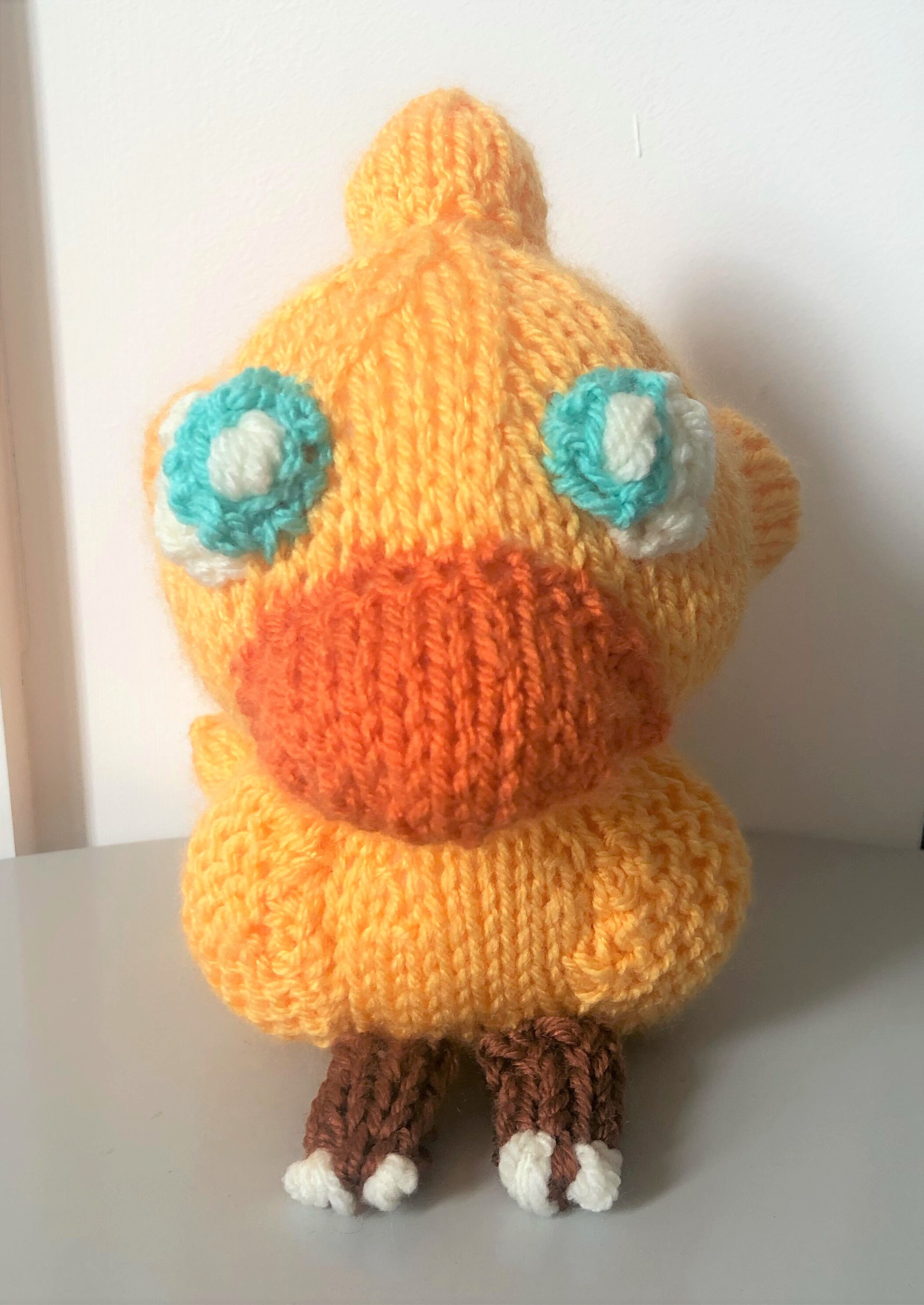 Final Fantasy Chocobo Knitting Pattern - Etsy