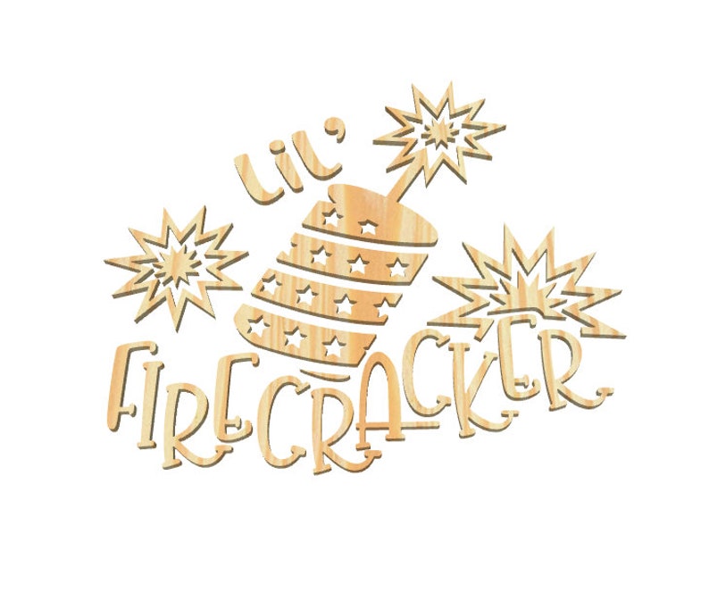 Lil' Firecracker Digital File in SVG and PNG . Digital Files for Cricut ...