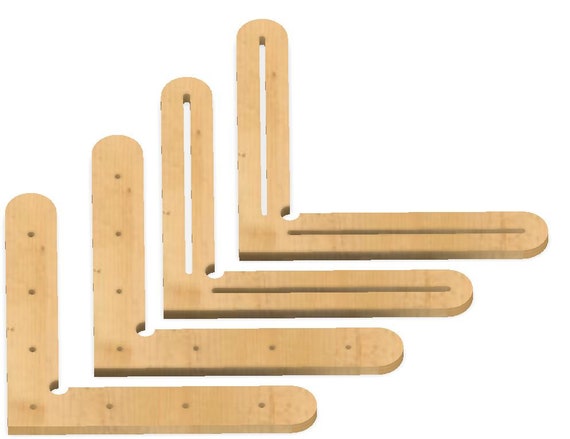 Universal CNC L Shaped Clamps. 7 Hole and Sliding Bolt Hole - Etsy