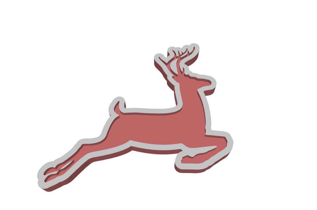 Jumping Deer - Svg File - Perfect File for CNC Candy Dish - Etsy