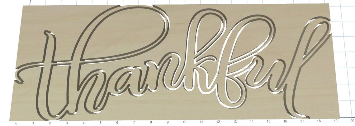 Thankful SVG Inspirational SVG Digital Download for Cricut | Etsy
