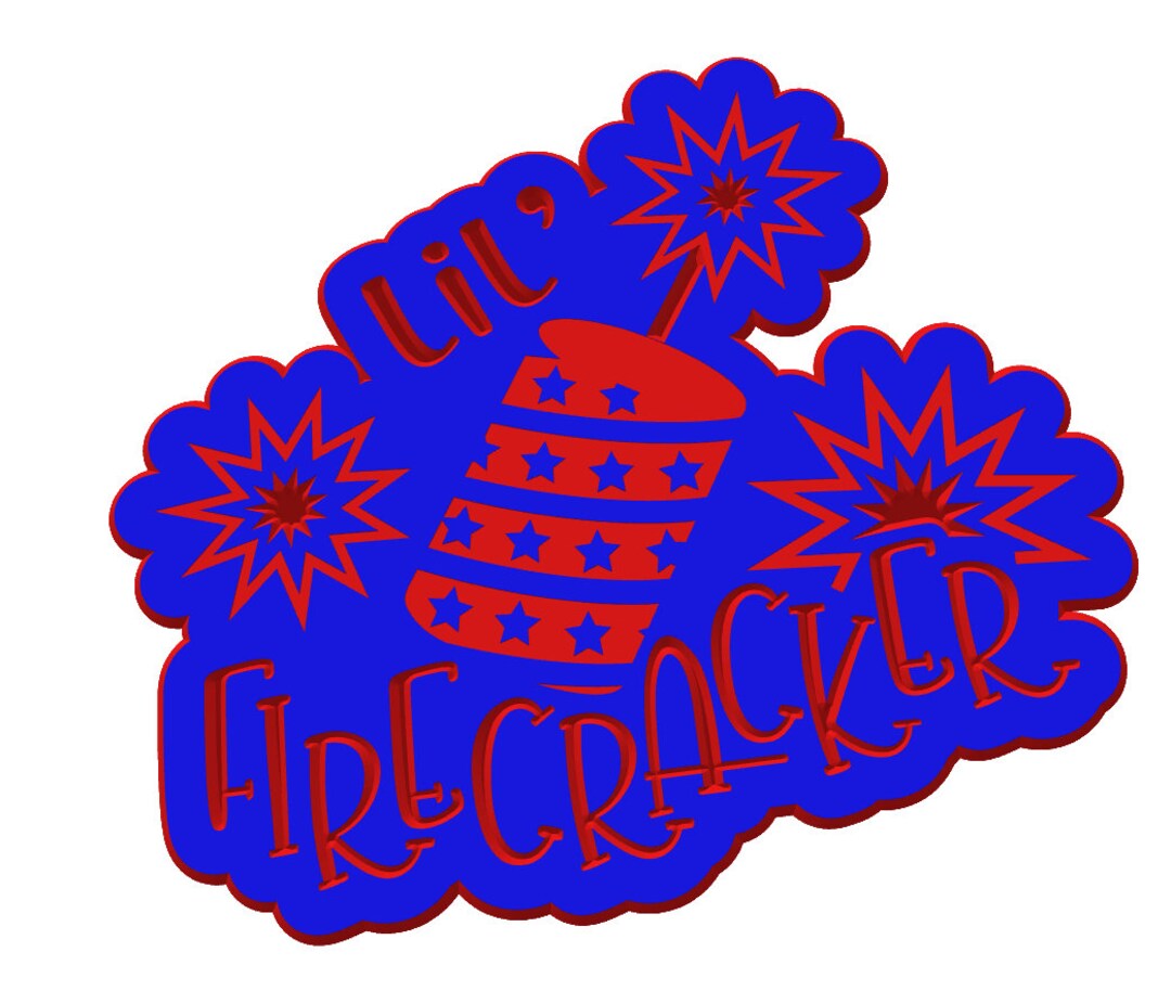 Lil' Firecracker Digital File in SVG and PNG . Digital Files for Cricut ...