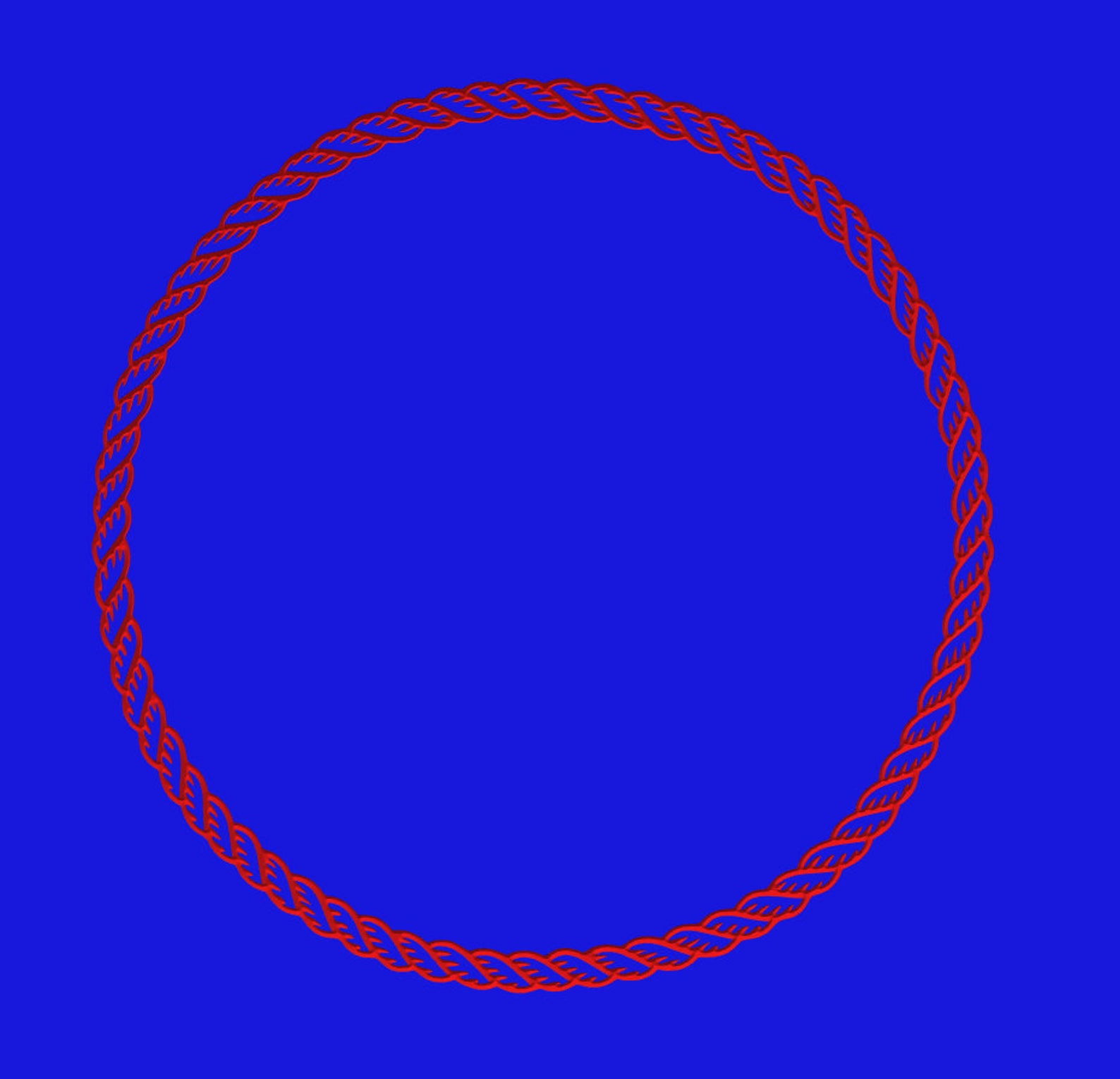 Braided Rope Circle Digital File in SVG and PNG . Digital Files for ...