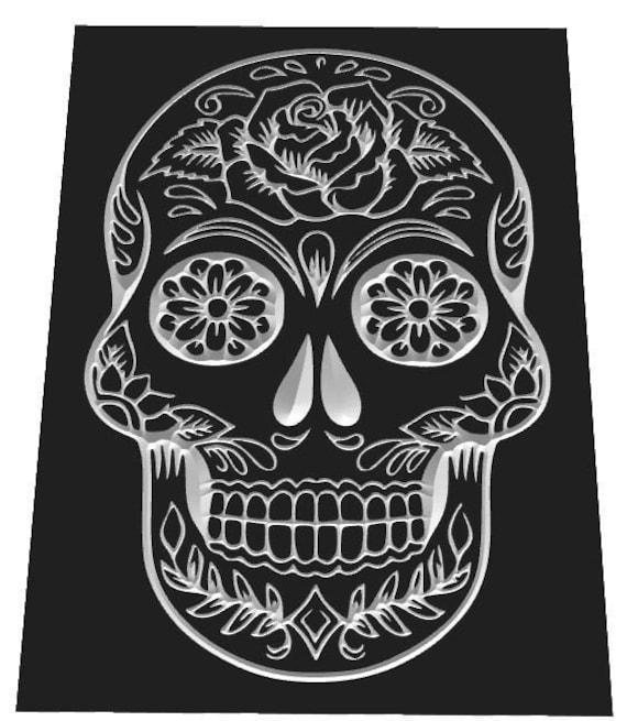 Sugar Skull SVG FILE Digital Download for Cricut - Etsy