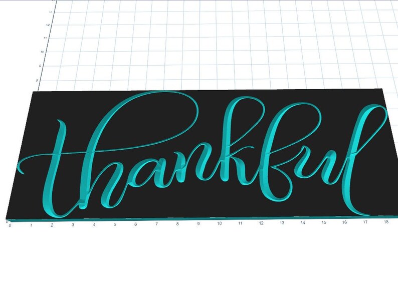 Thankful SVG Inspirational SVG Digital Download for Cricut | Etsy