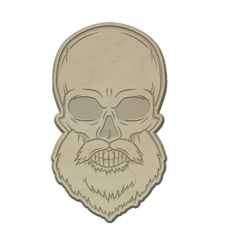Bearded Skull SVG FILE , Digital Download for Cricut, Silhouette ...