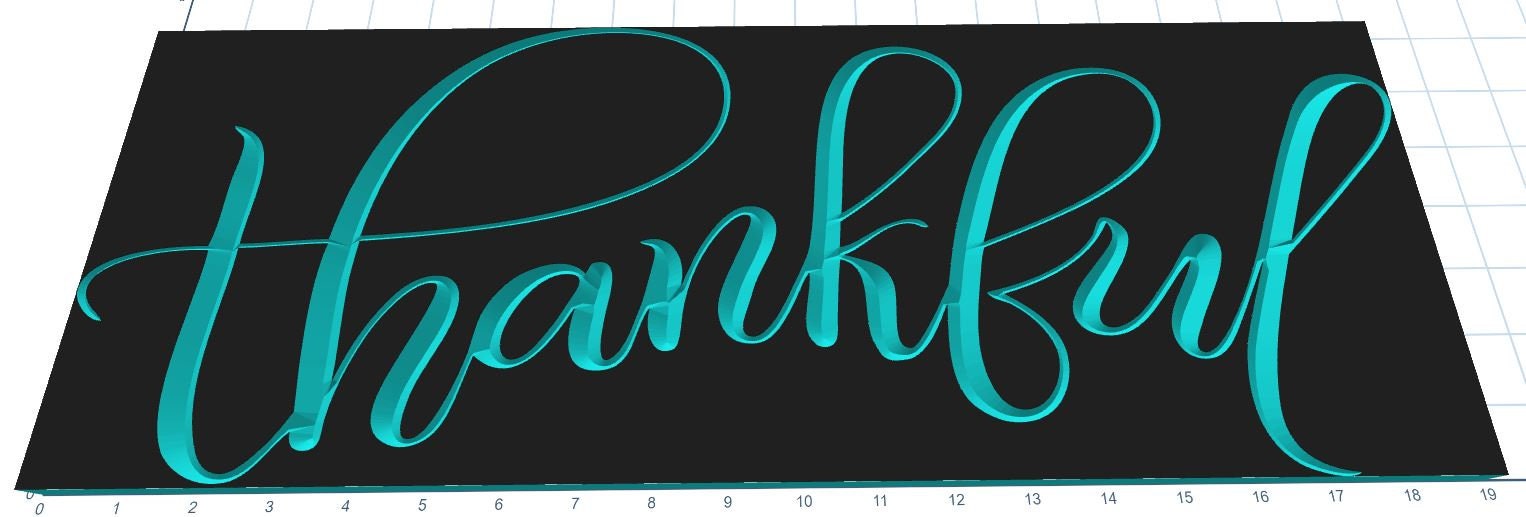 Thankful SVG Inspirational SVG Digital Download for Cricut - Etsy