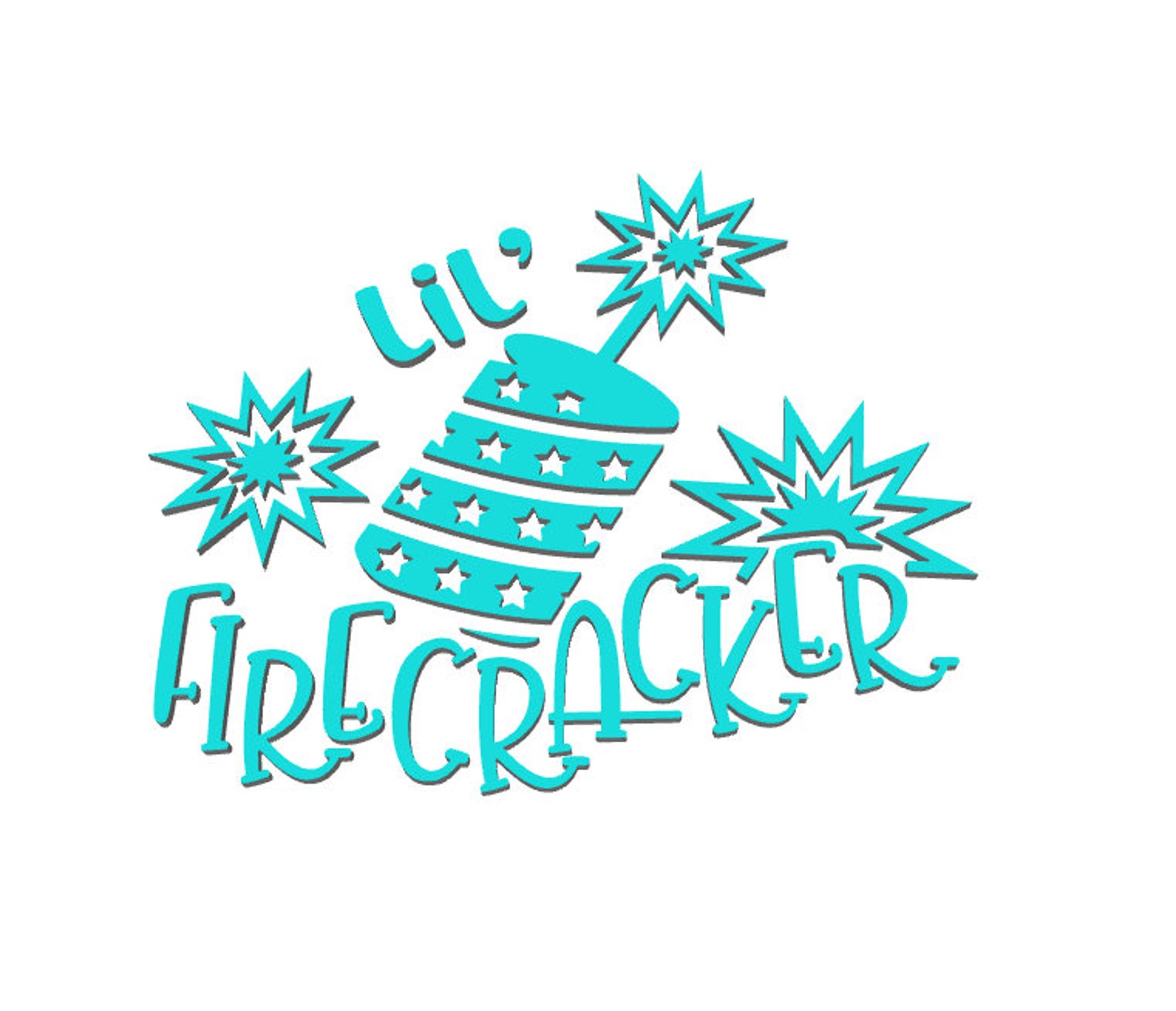 Lil' Firecracker Digital File in SVG and PNG . Digital Files for Cricut ...