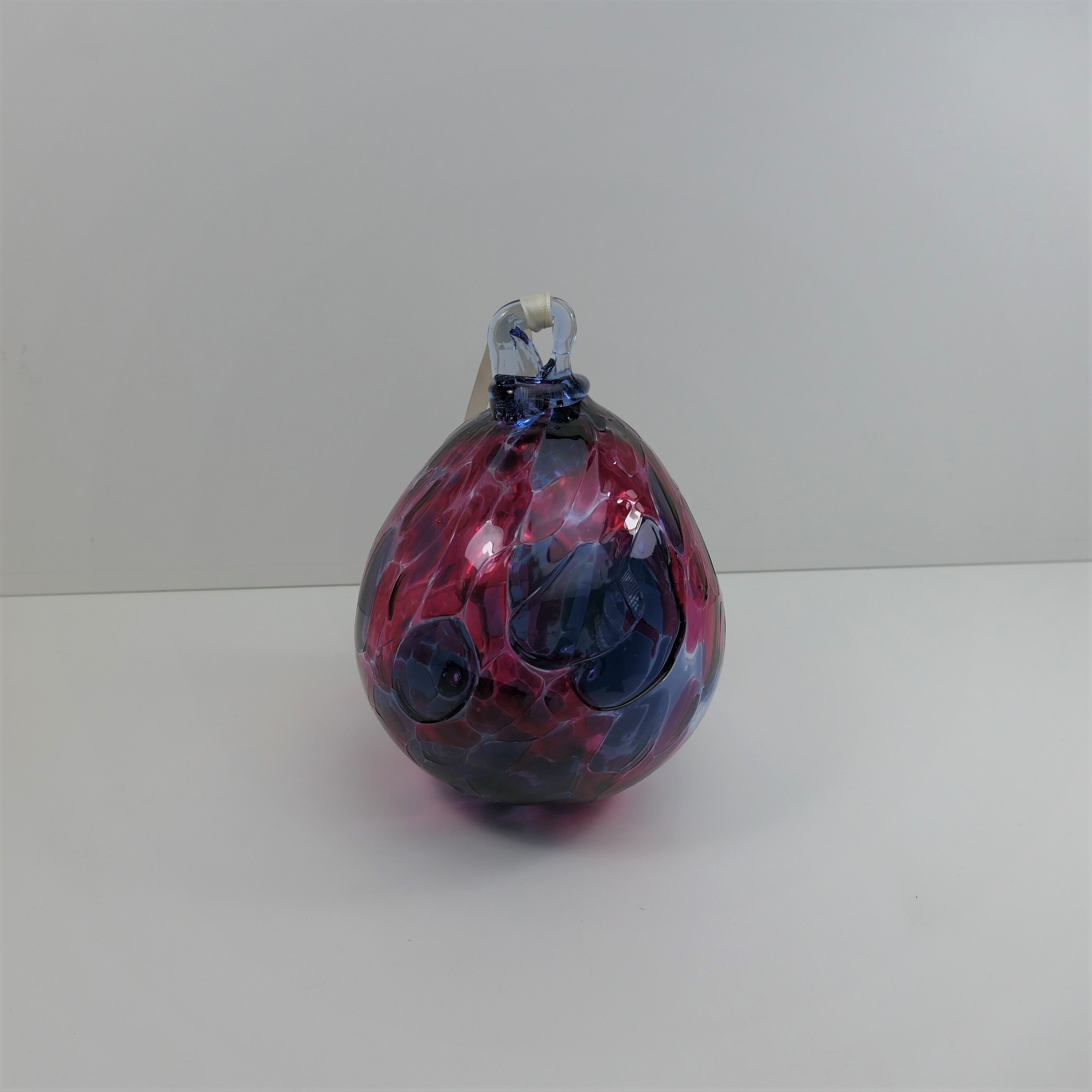 Blown Pink Purple and Blue Art Glass Hanging Balloon Scent Ball Oil ...