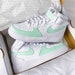 Custom Nike Shoes Air Force 1 Mid-mint - Etsy
