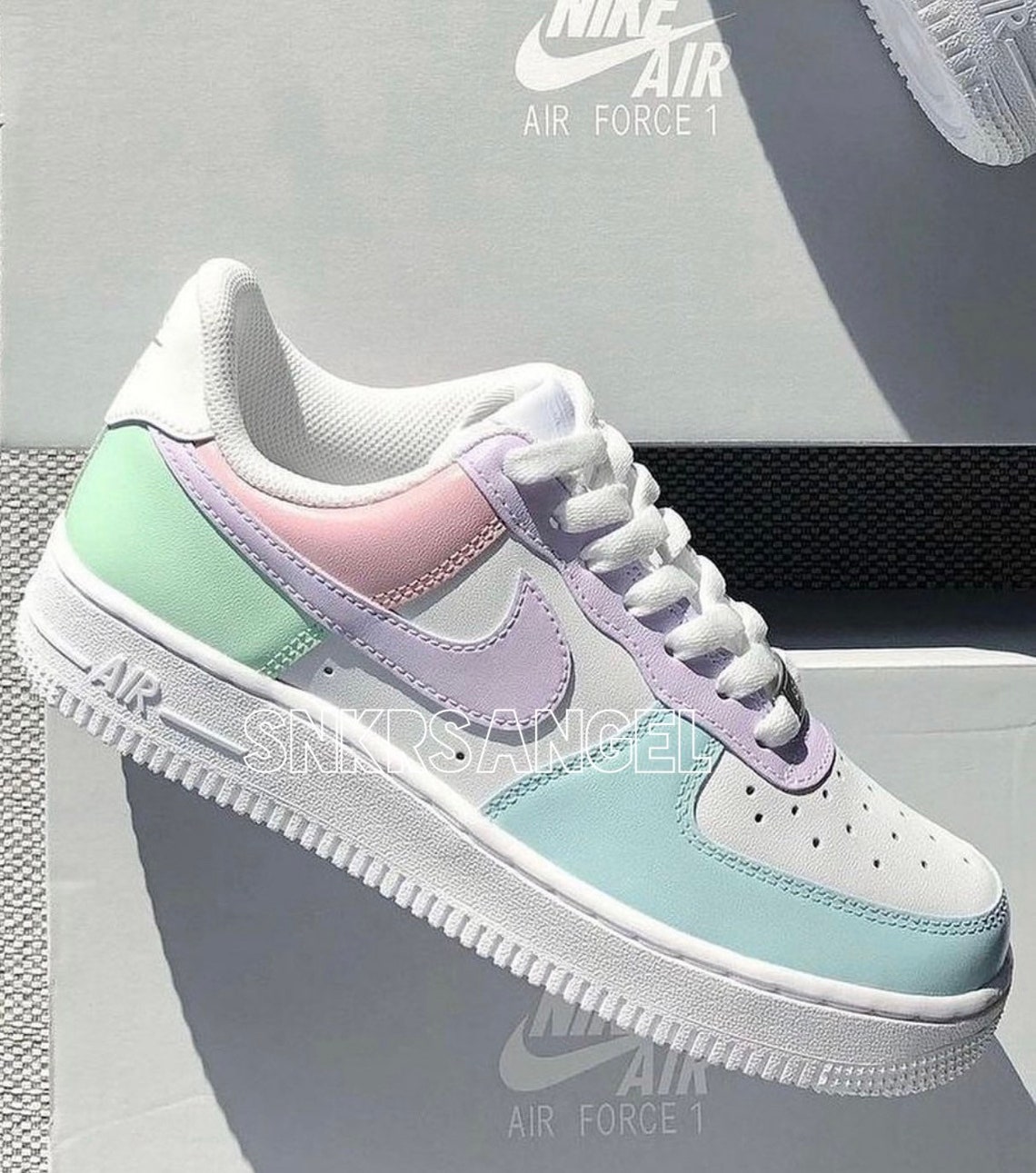 Custom Air Force 1 Low Pastel - Etsy